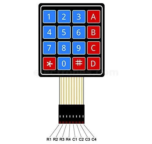Membrane Keypad 4×5 Membrane Keypad 4×5 - ElectroWay