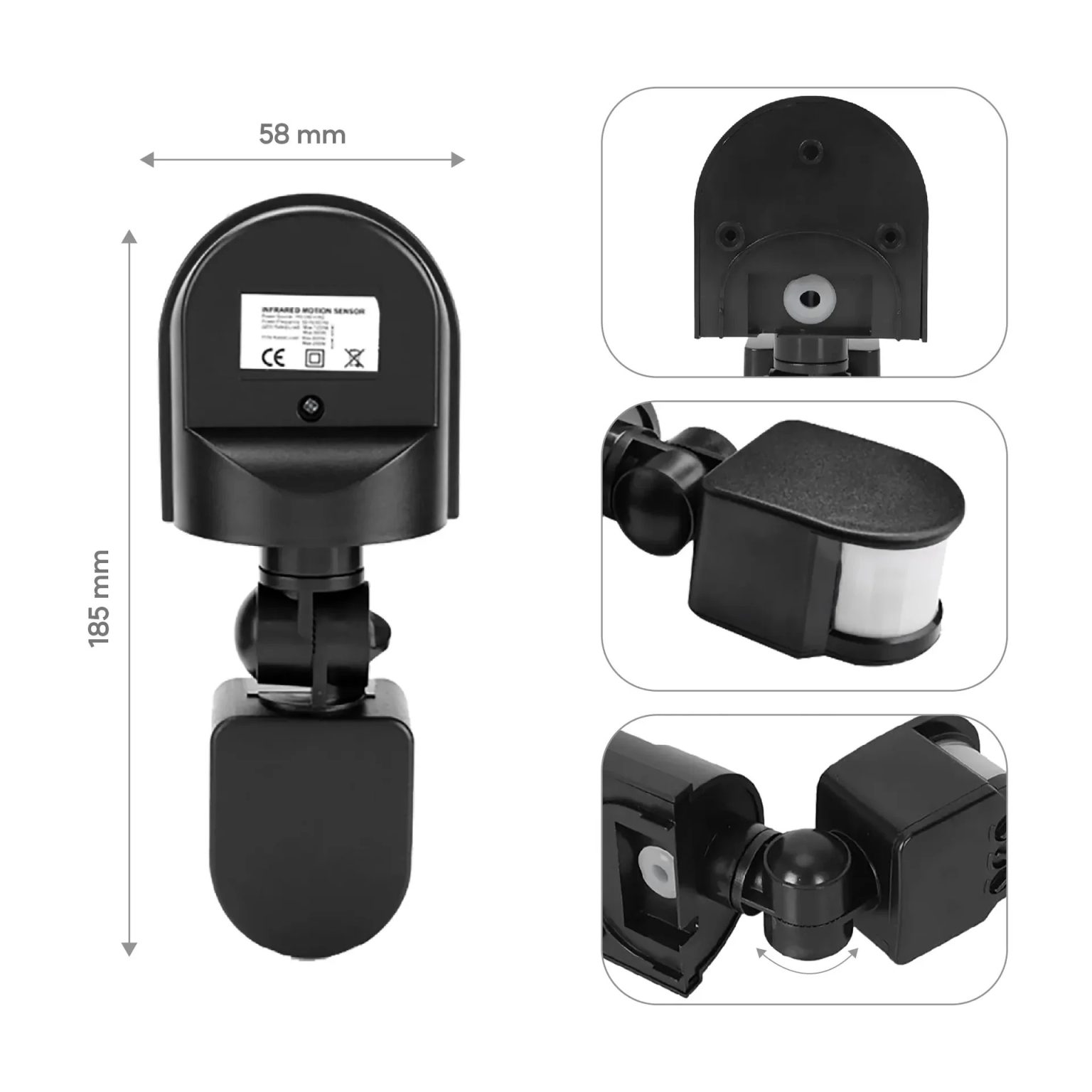 Smart Motion Sensor – Microwave Infrared 220V - ElectroWay