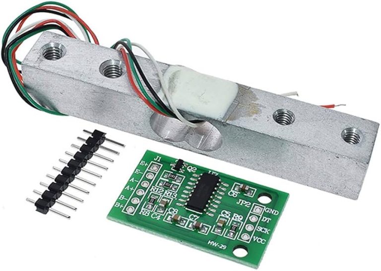 Weighing Scale Fully Assembled Kit with 5Kg Load Cell and HX711 A/D ...