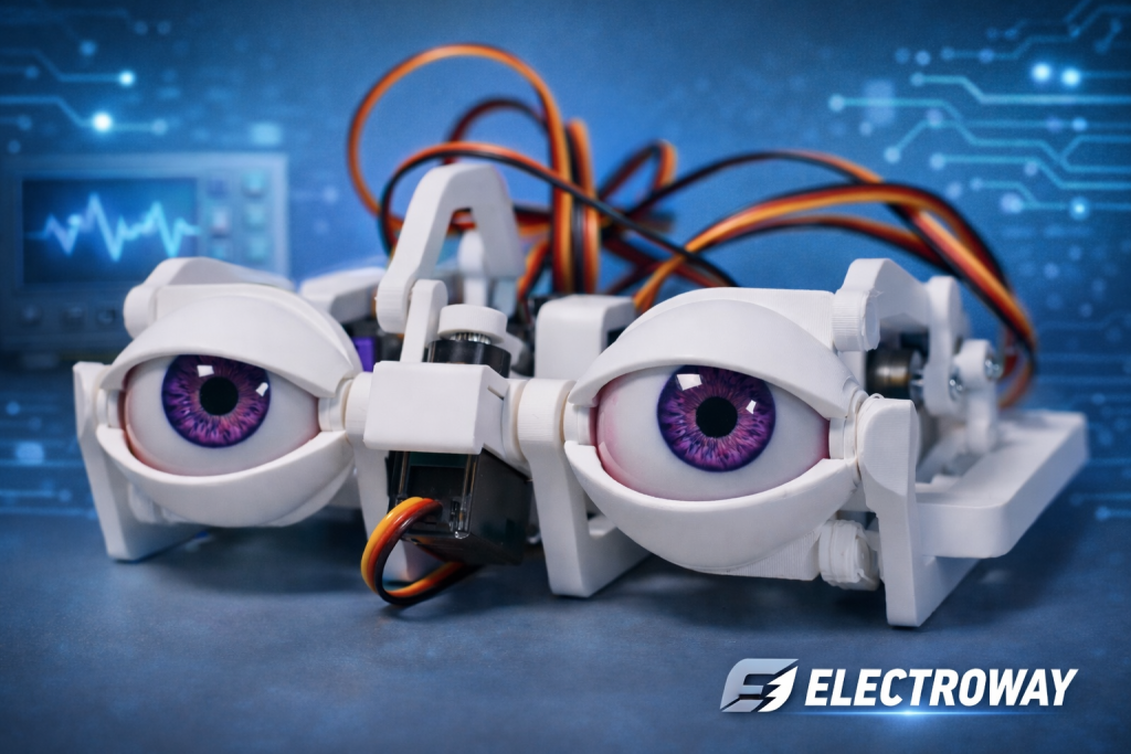 3D Printed Animatronic Eyes in Pakistan - ElectroWay